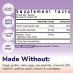 vegan elderberry vitamin C supplement