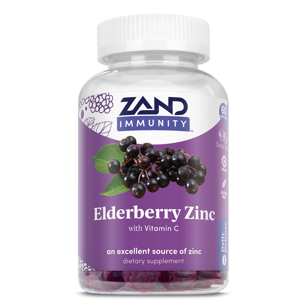 Vegan elderberry zinc gummies for kids