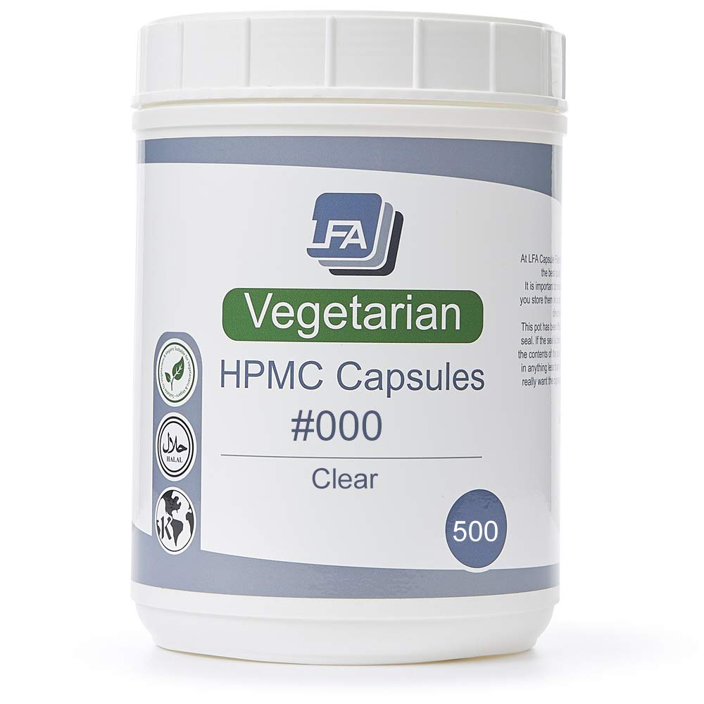 Vegan empty capsules for multivitamins