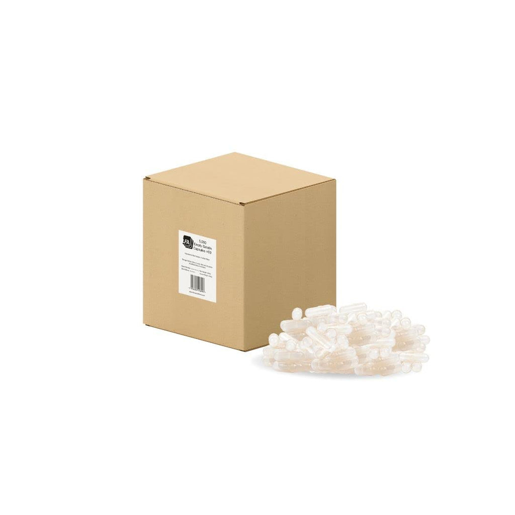 Vegan empty capsules for supplements