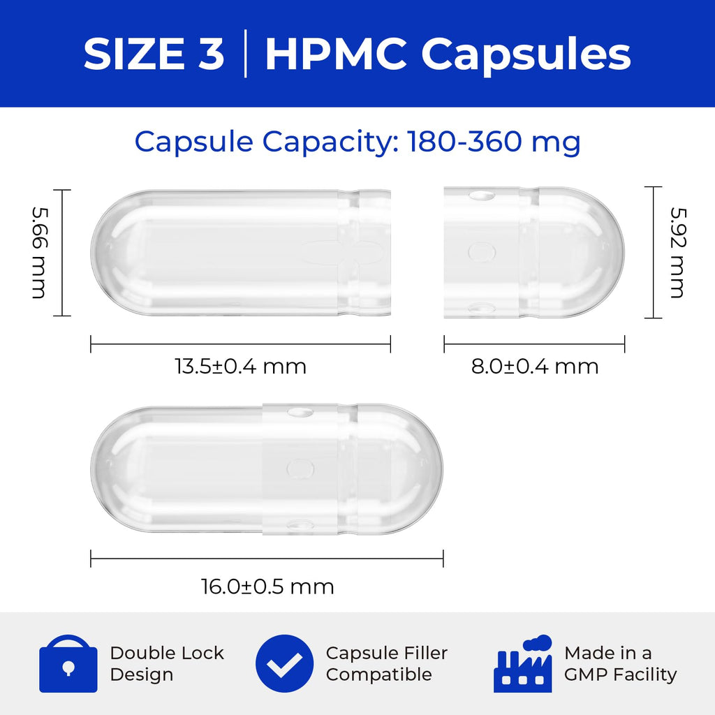 vegan empty gelatin capsules for natural health