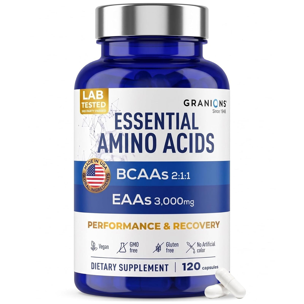 vegan essential amino acids capsules
