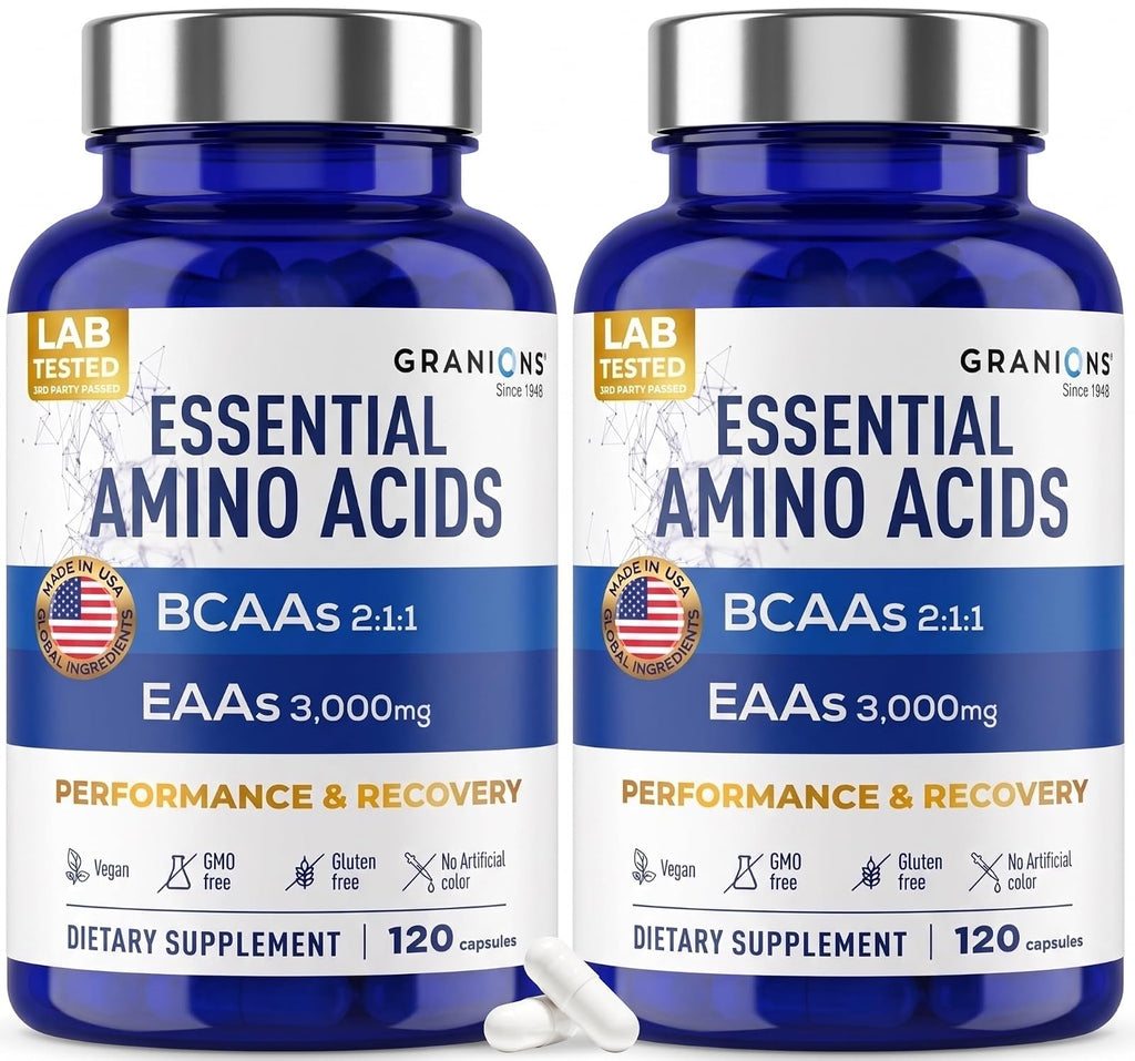 vegan essential amino acids capsules