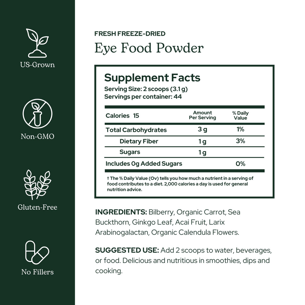 vegan eye health support powder