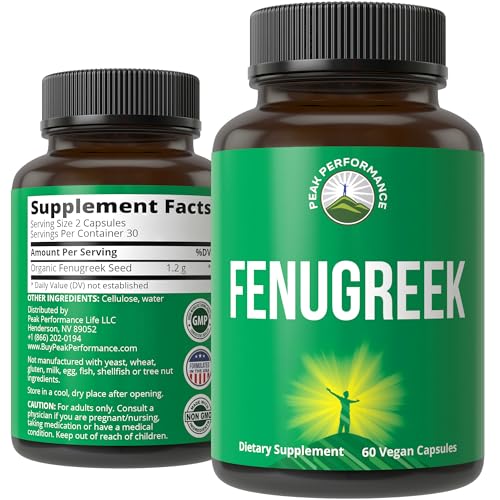 Vegan fenugreek supplement for hair growth
