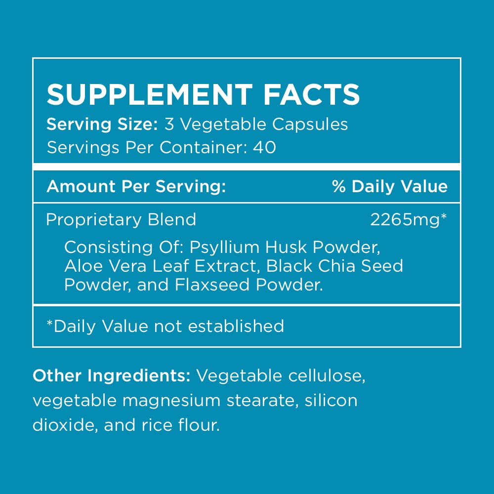 Vegan fiber supplement for gut wellness