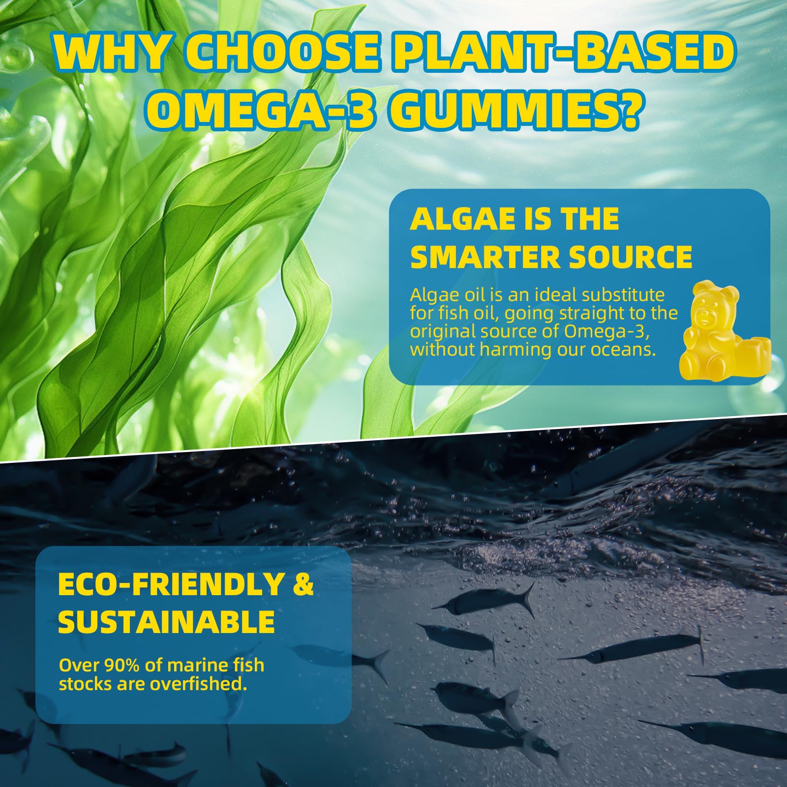 Vegan fish oil gummies for wellness