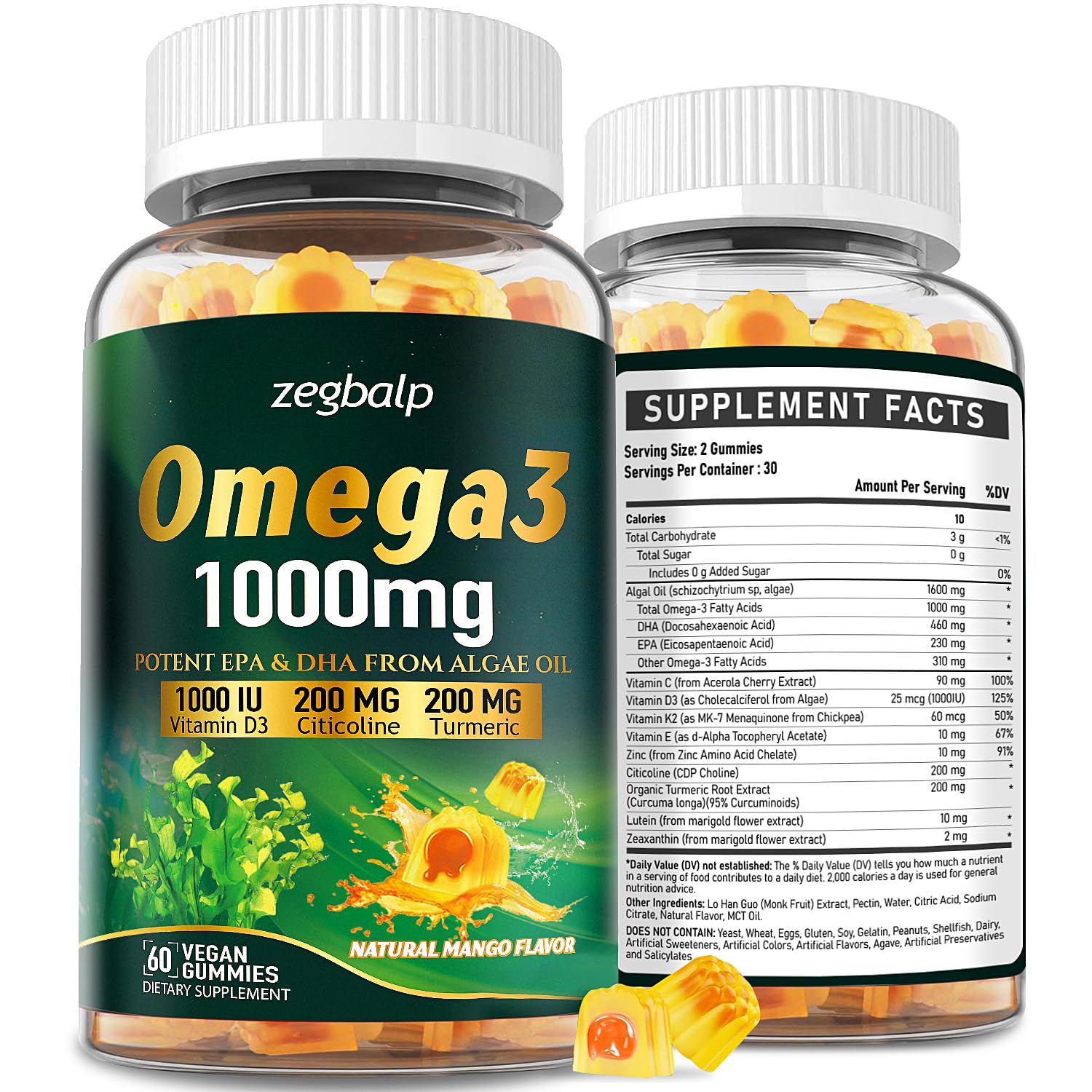 vegan fish oil omega 3 gummies