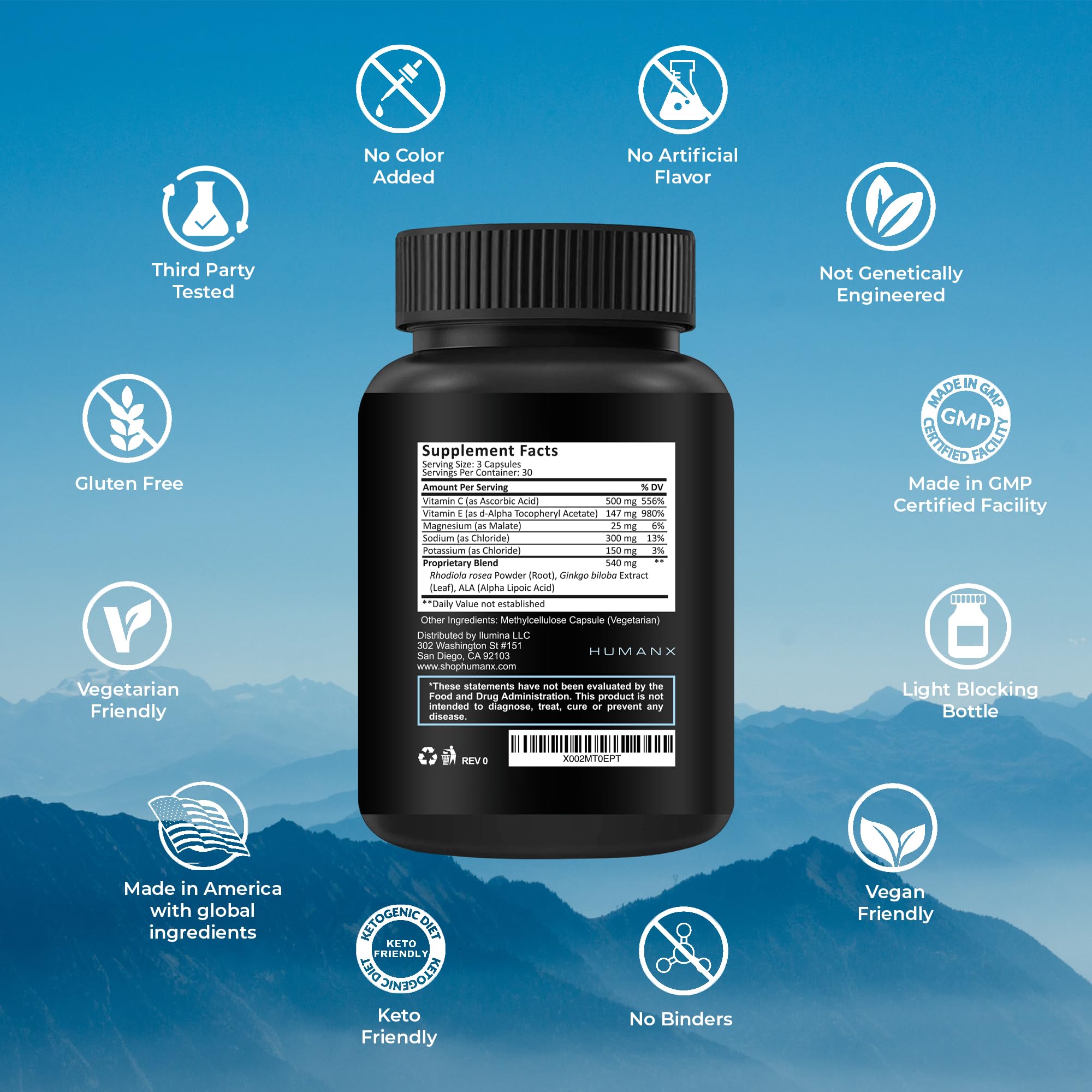 Vegan formula for altitude sickness