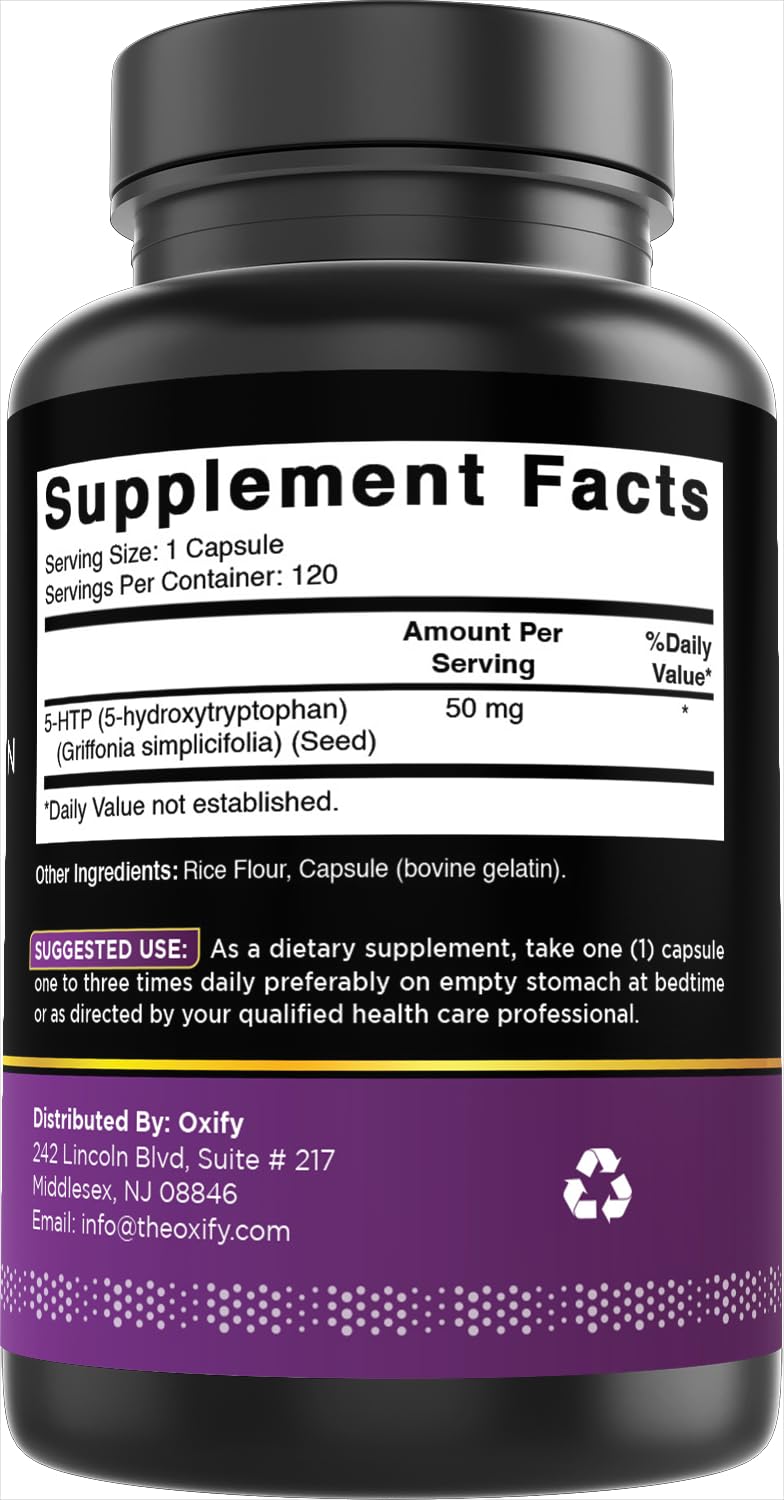 vegan-friendly 5-HTP capsules
