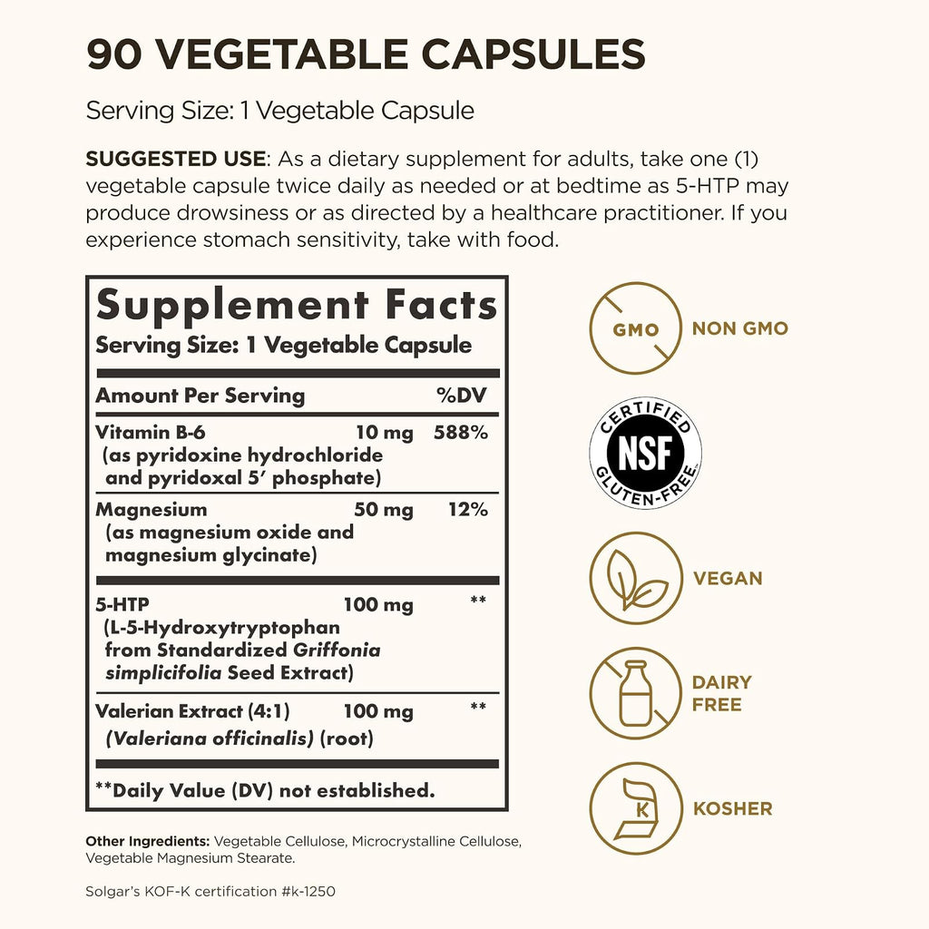 vegan friendly 5-htp capsules