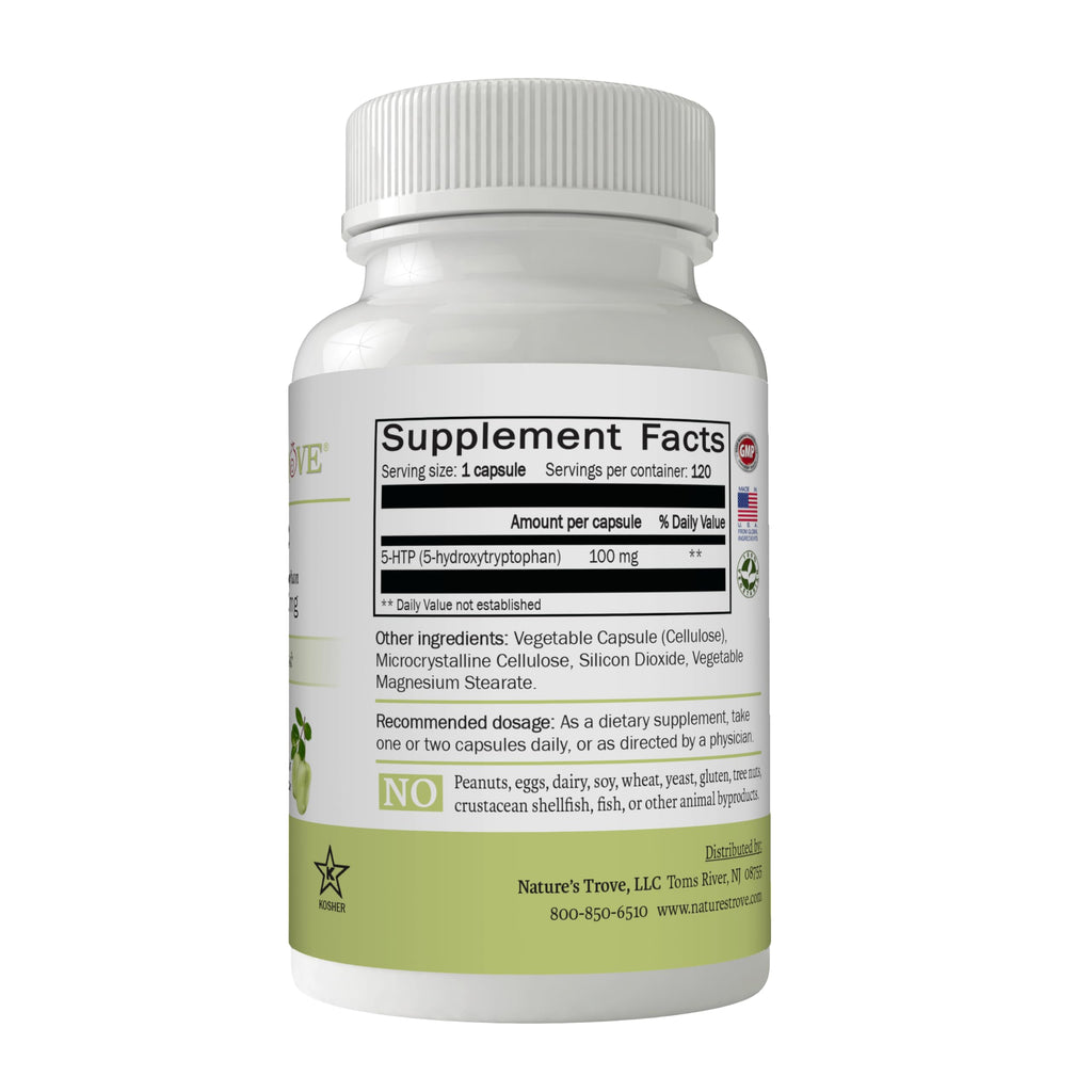 Vegan-friendly 5-HTP capsules