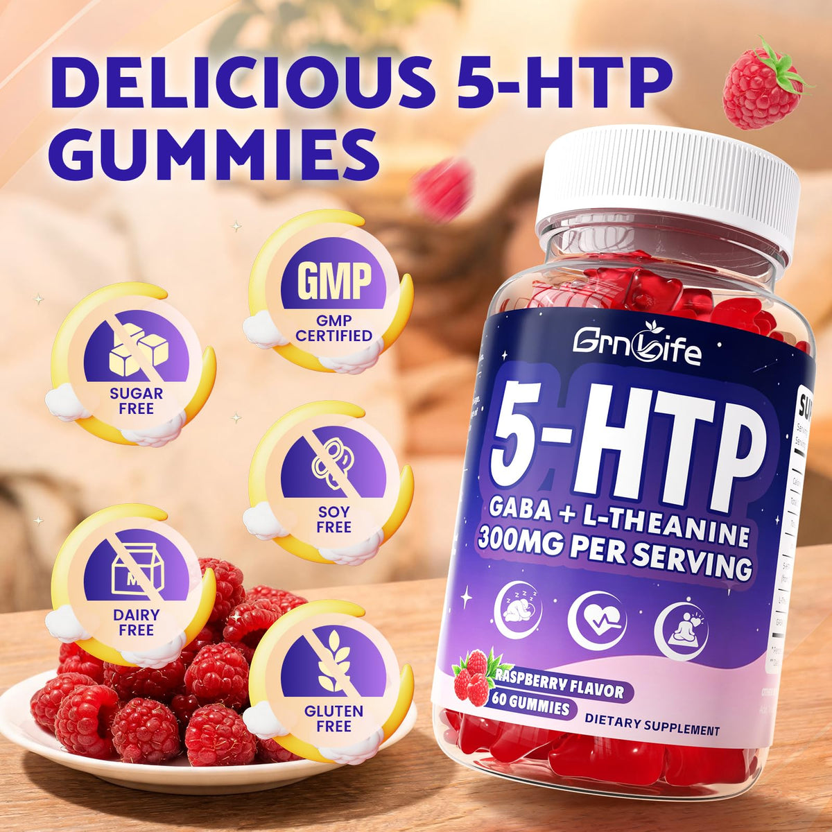 vegan friendly 5-HTP gummies