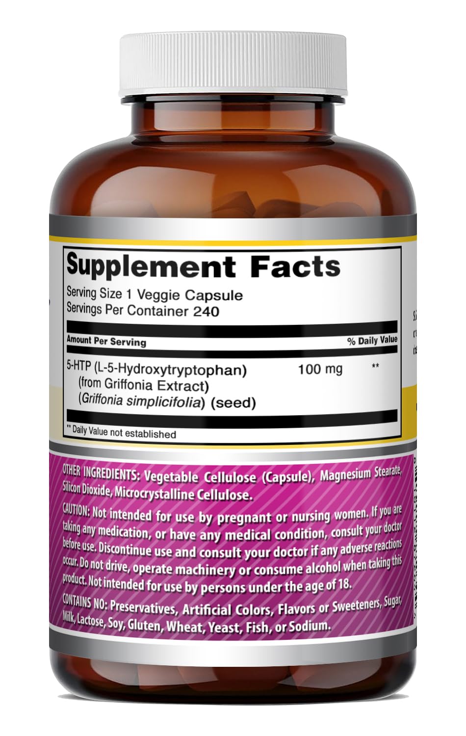 Vegan-friendly 5-HTP supplement option