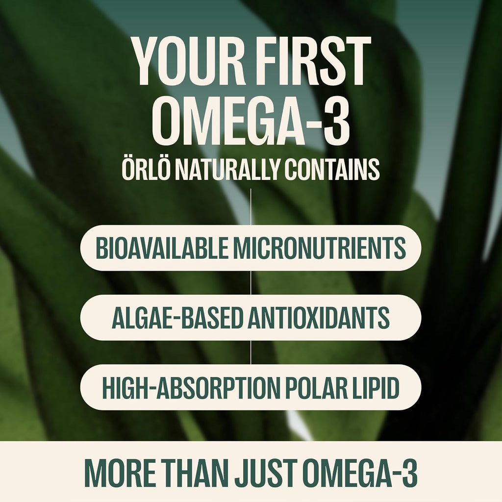 Vegan-friendly algae omega softgels