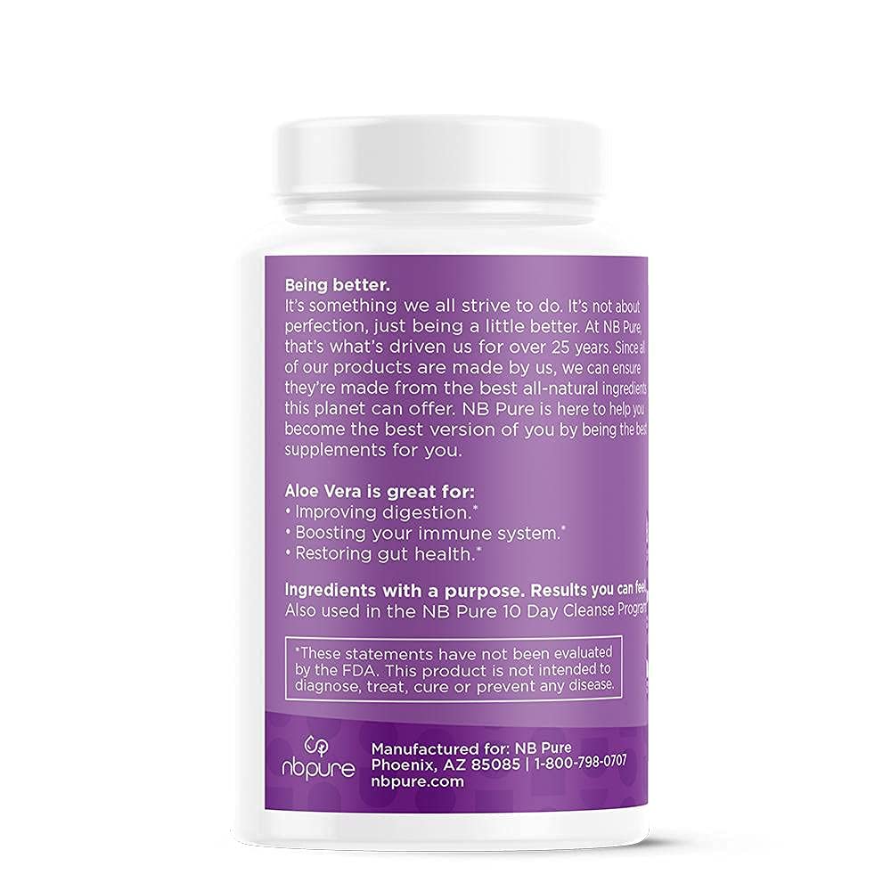 vegan-friendly aloe vera pills