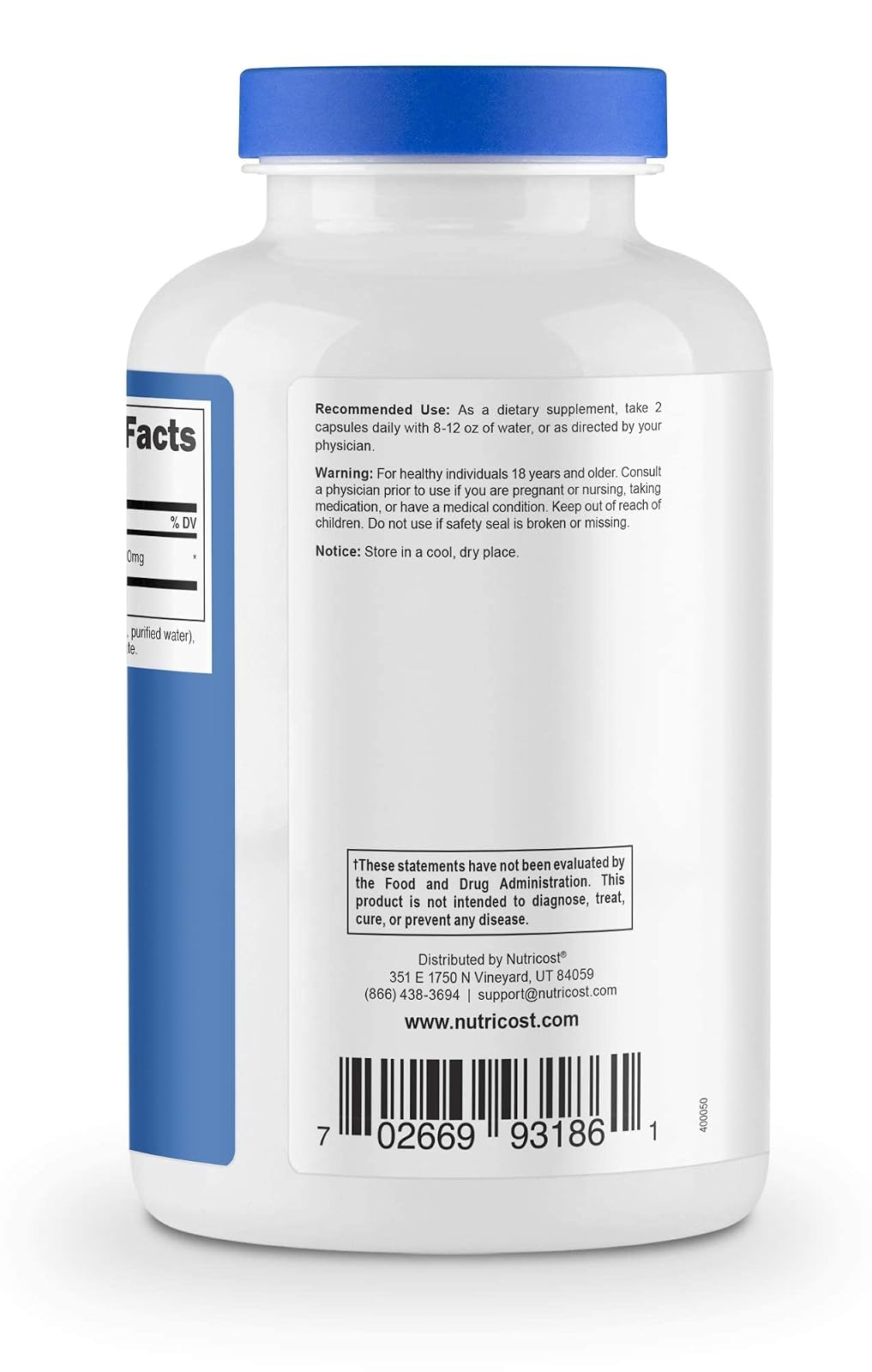 vegan-friendly Alpha Lipoic Acid capsules