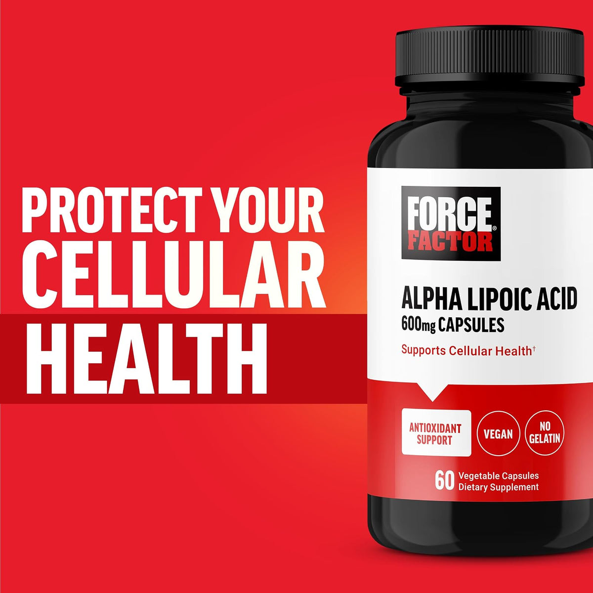 Vegan-friendly Alpha Lipoic Acid capsules