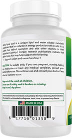 vegan-friendly alpha lipoic acid capsules