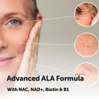 Vegan-friendly Alpha Lipoic Acid capsules