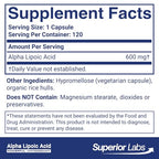 vegan-friendly alpha lipoic acid supplement