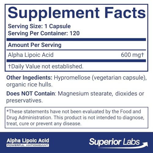vegan-friendly alpha lipoic acid supplement
