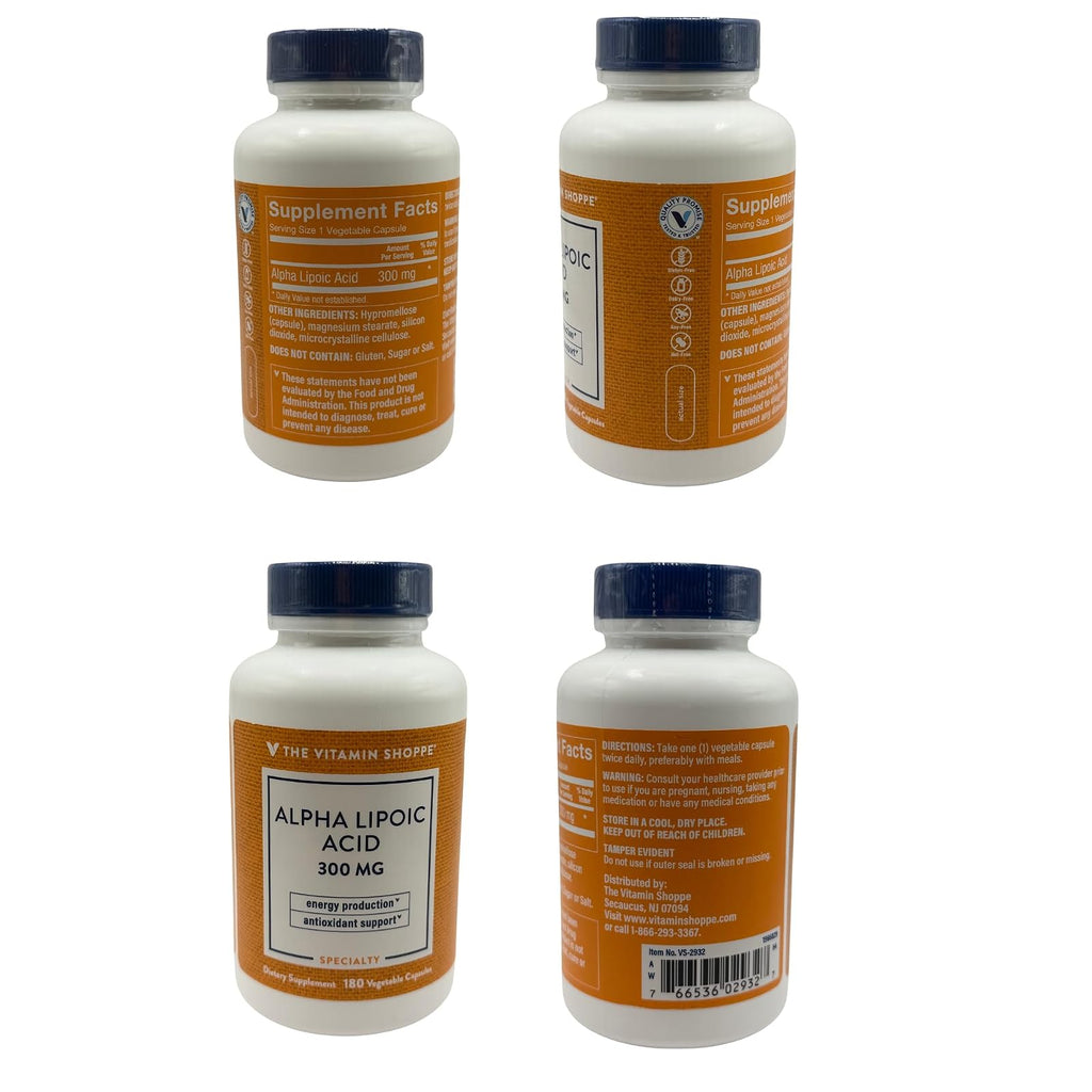 Vegan-friendly Alpha Lipoic Acid supplement