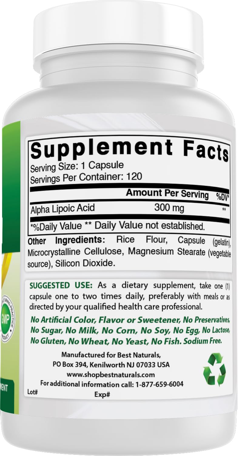 vegan-friendly alpha lipoic acid supplement