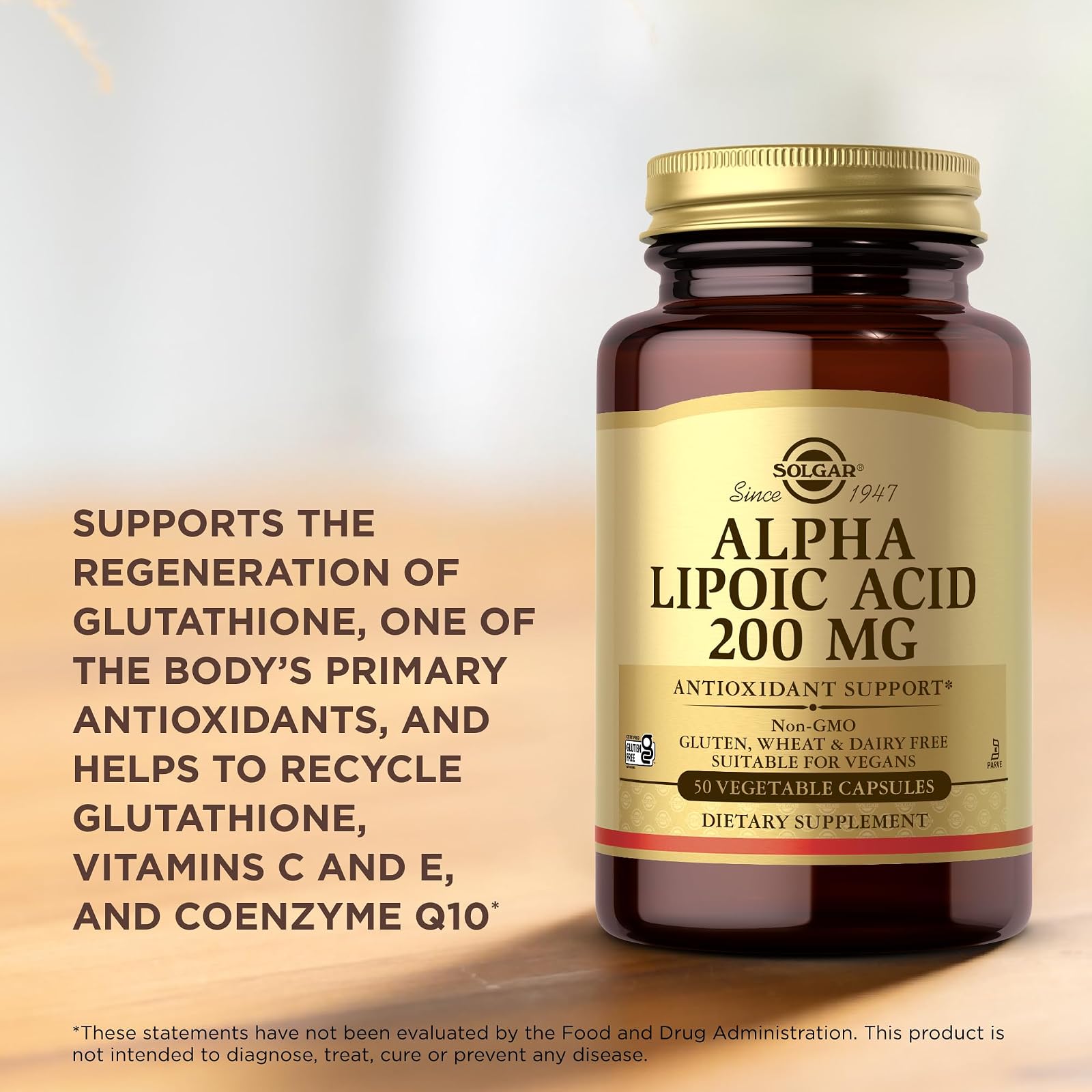 vegan-friendly Alpha Lipoic Acid
