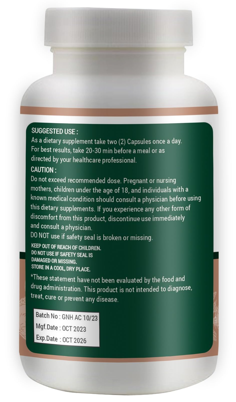 Vegan-friendly Amla fruit capsules