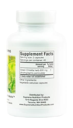 Vegan-friendly Andrographis vitamin A supplement