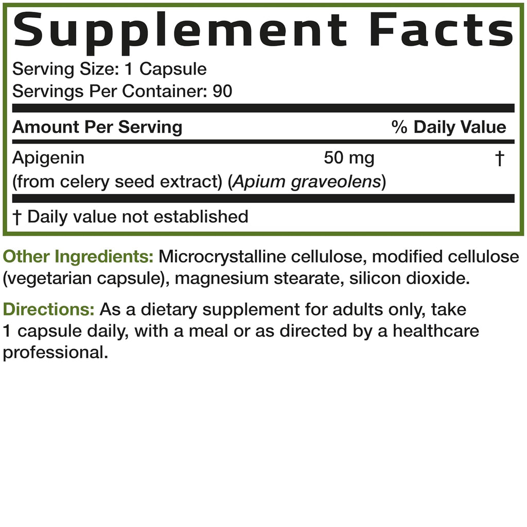 vegan-friendly Apigenin capsules