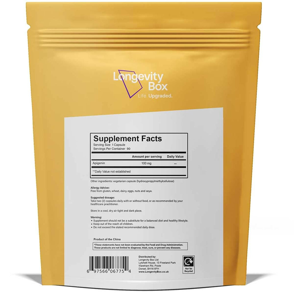 Vegan-friendly apigenin for holistic health