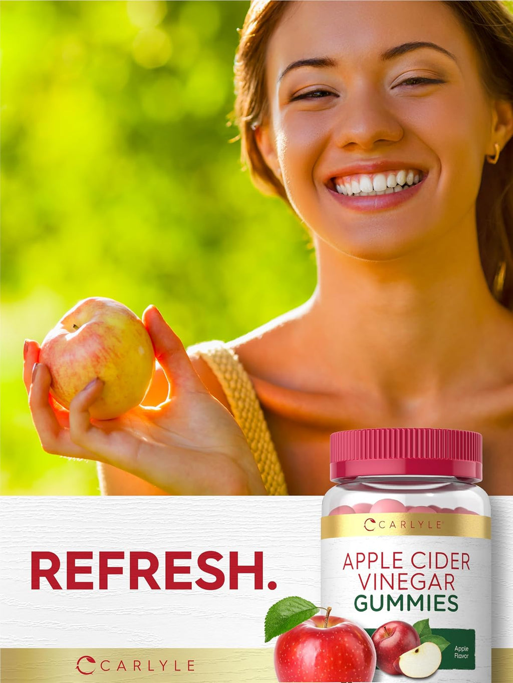 Vegan-friendly apple cider vinegar gummies