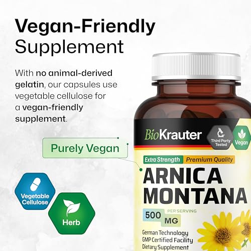 vegan-friendly arnica montana capsules
