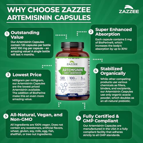 Vegan-friendly artemisinin supplement option