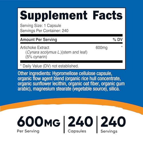 vegan-friendly artichoke extract capsules