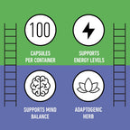 Vegan-friendly Ashwagandha capsules
