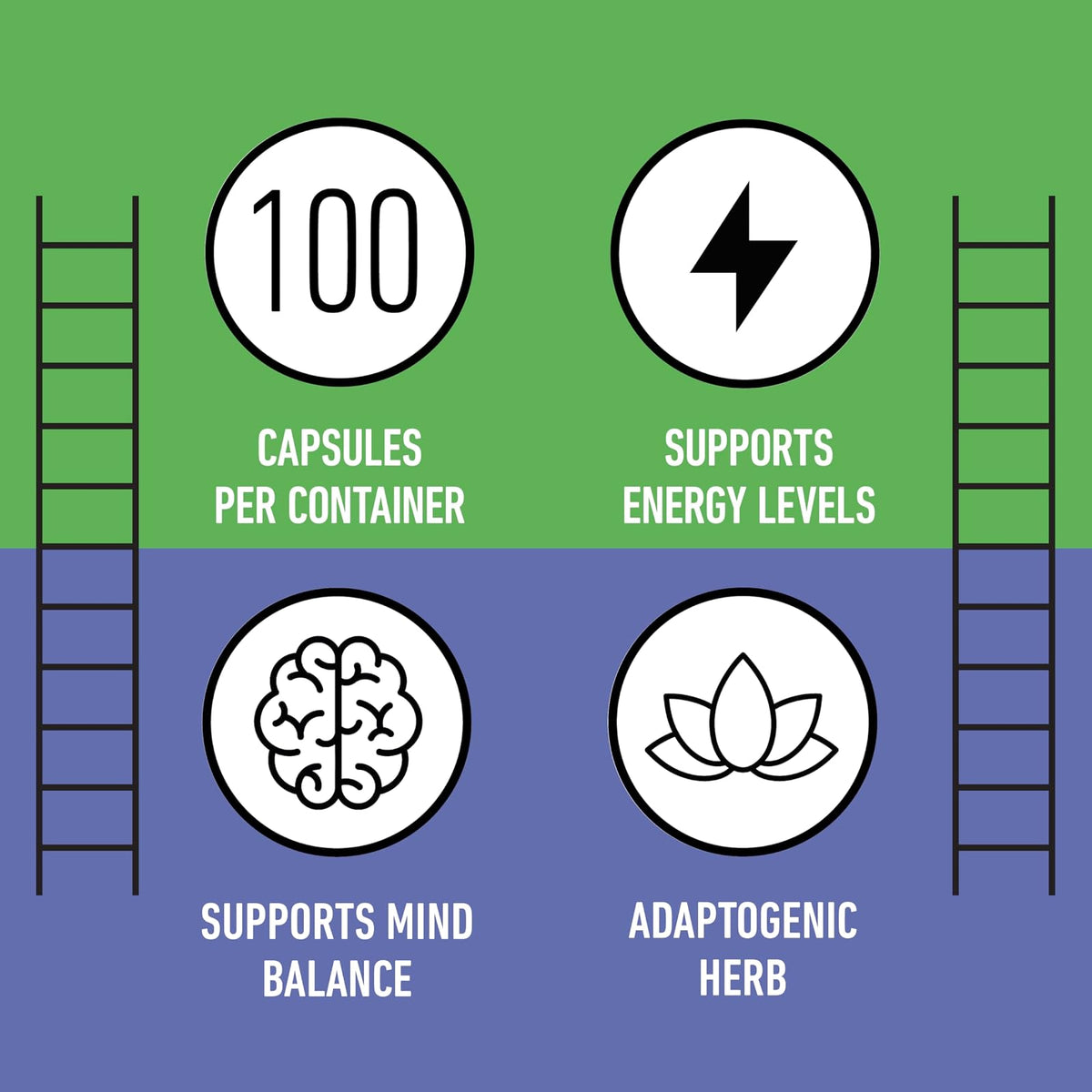 Vegan-friendly Ashwagandha capsules