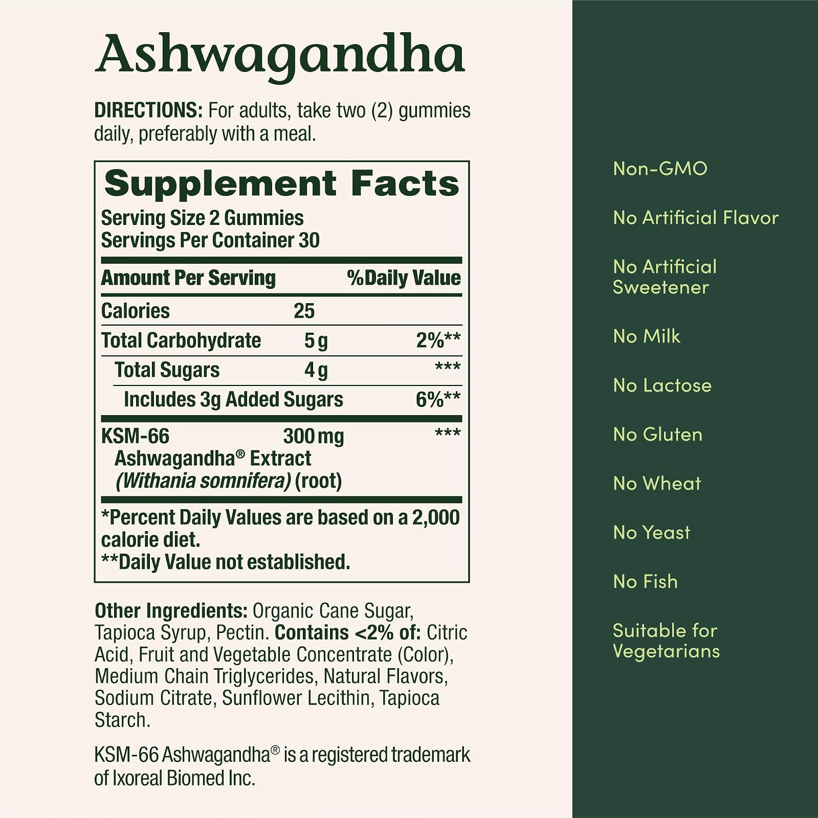 Vegan-friendly ashwagandha gummies supplement