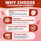 Vegan-friendly astaxanthin supplement gummies