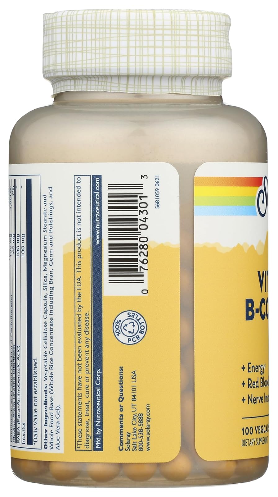 Vegan-friendly B-Complex capsules