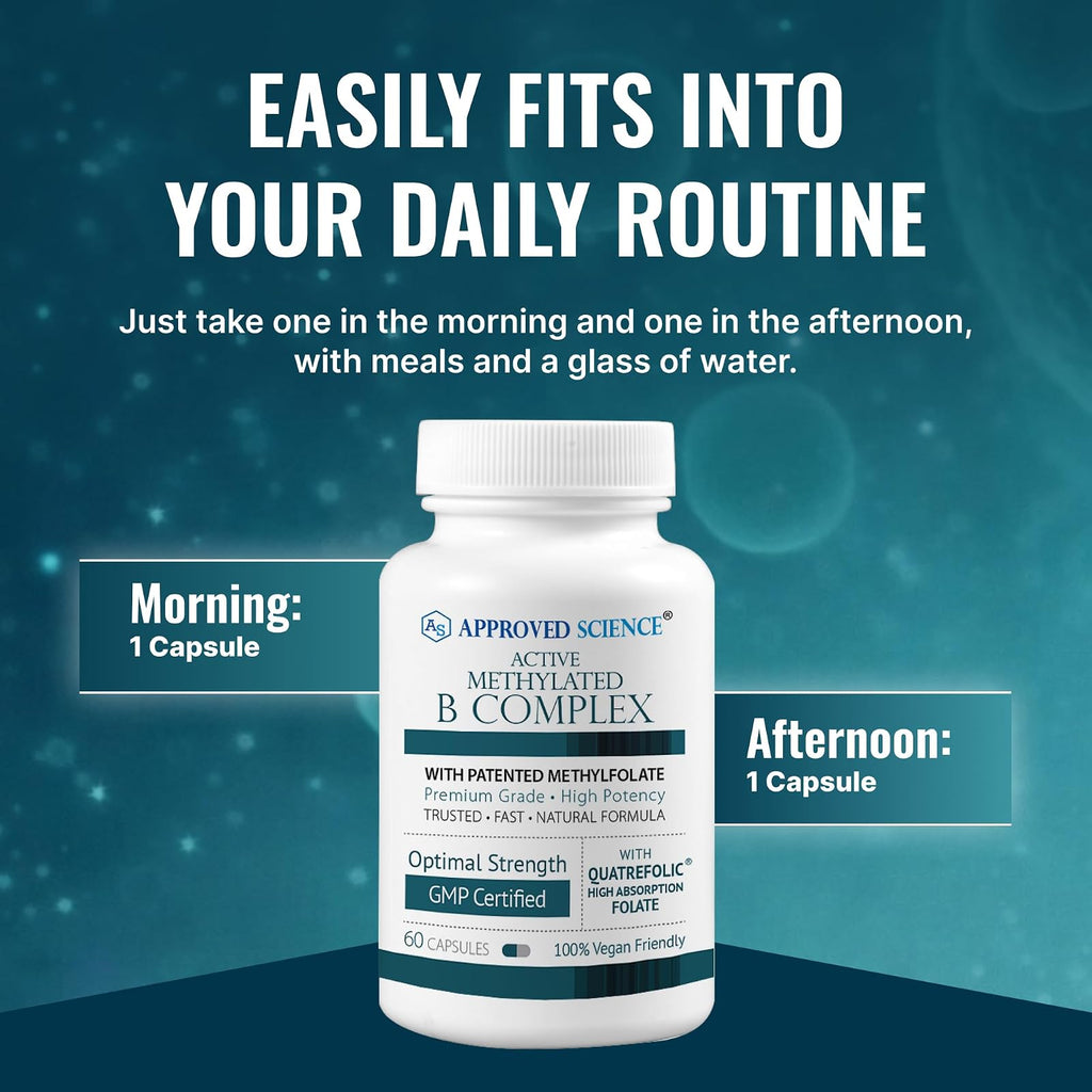 Vegan-friendly B complex vitamin capsules