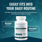 Vegan-friendly B complex vitamin capsules