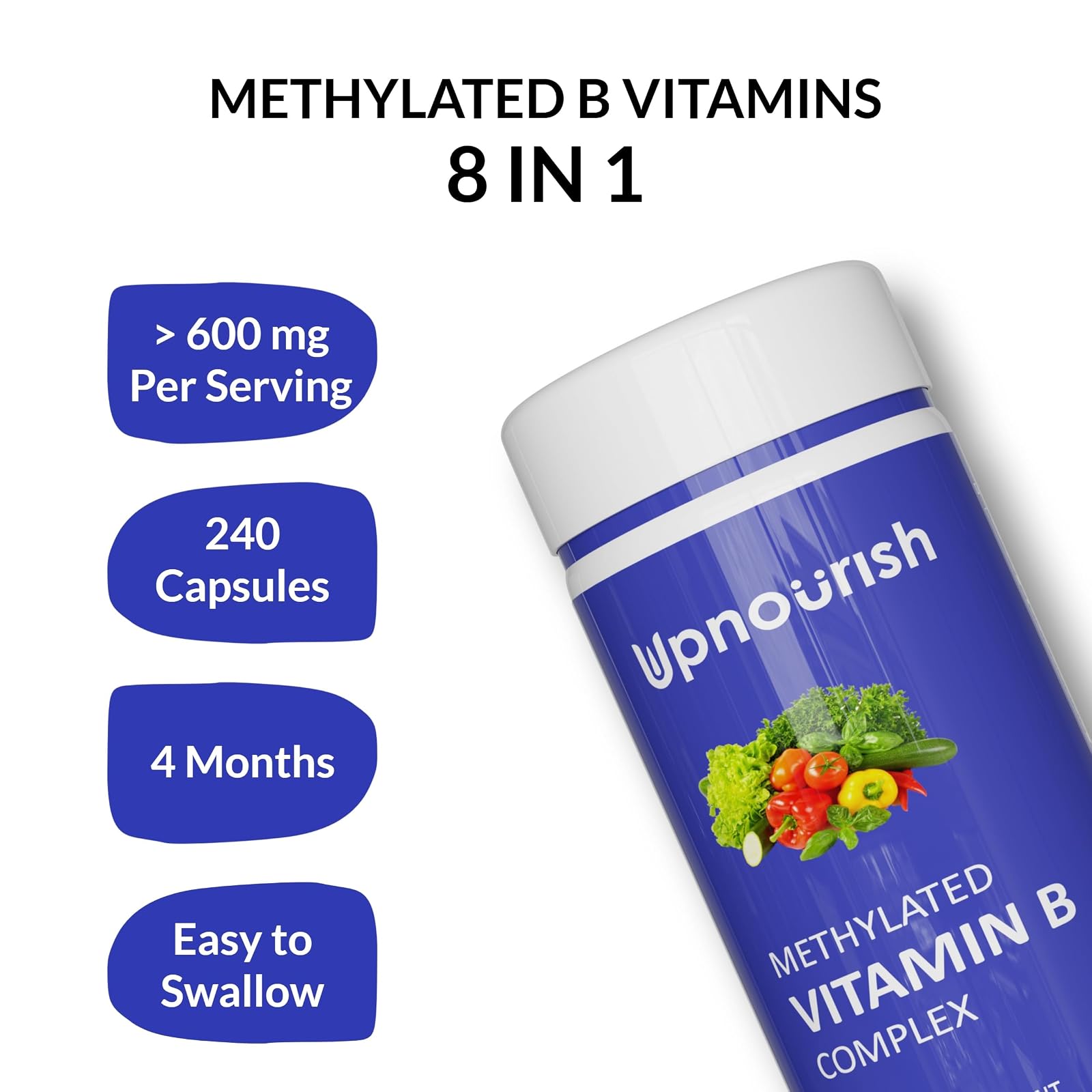 Vegan-friendly B vitamin supplement