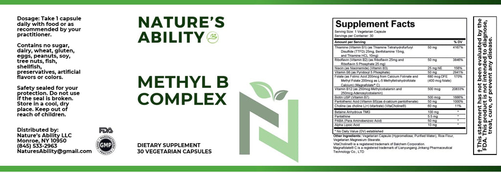 Vegan-friendly B vitamin supplement