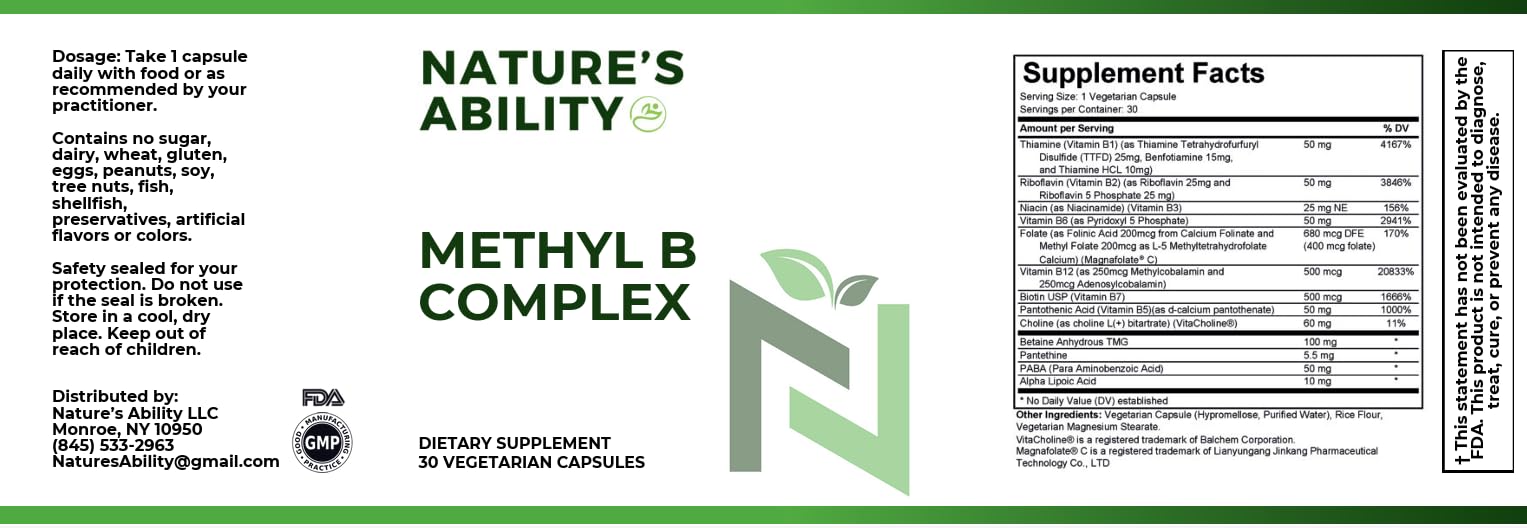 Vegan-friendly B vitamin supplement