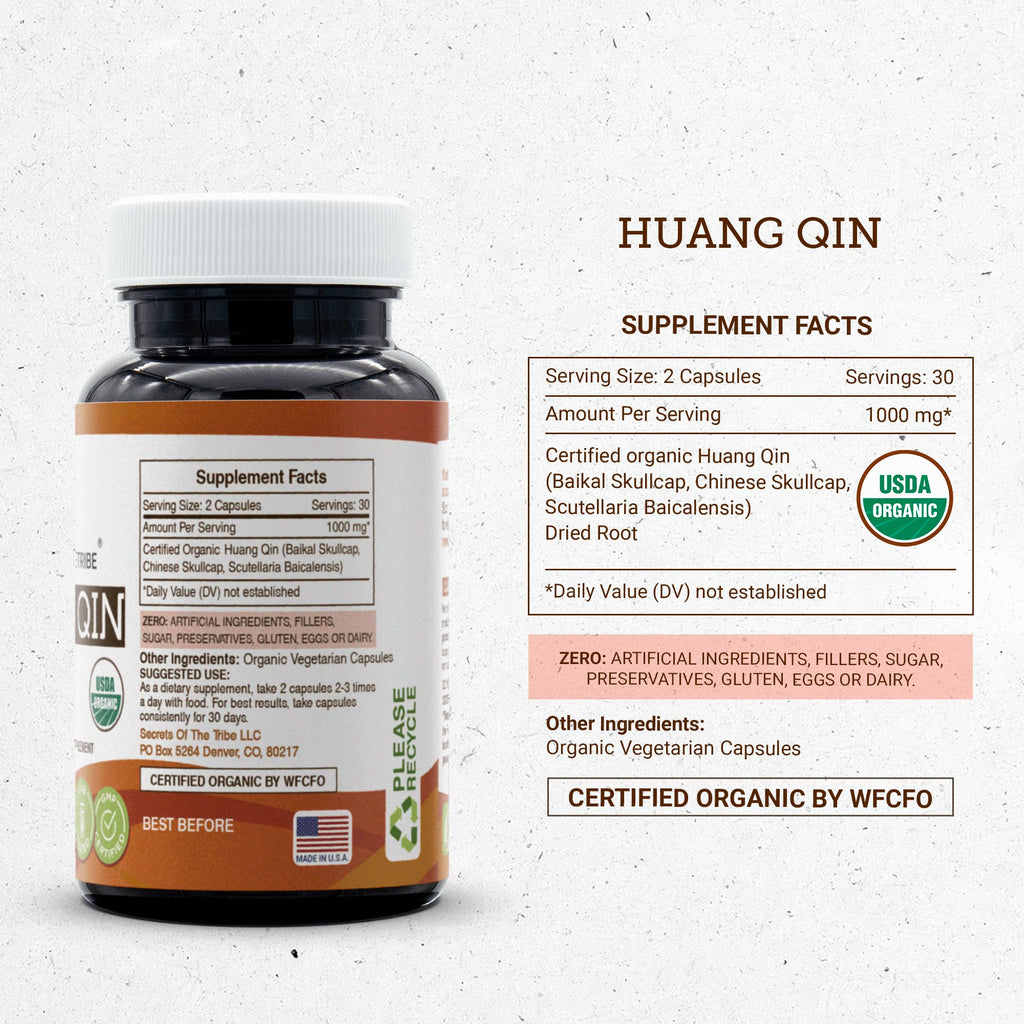 vegan-friendly Baikal Skullcap capsules
