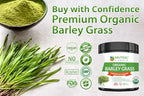 Vegan-friendly barley grass powder