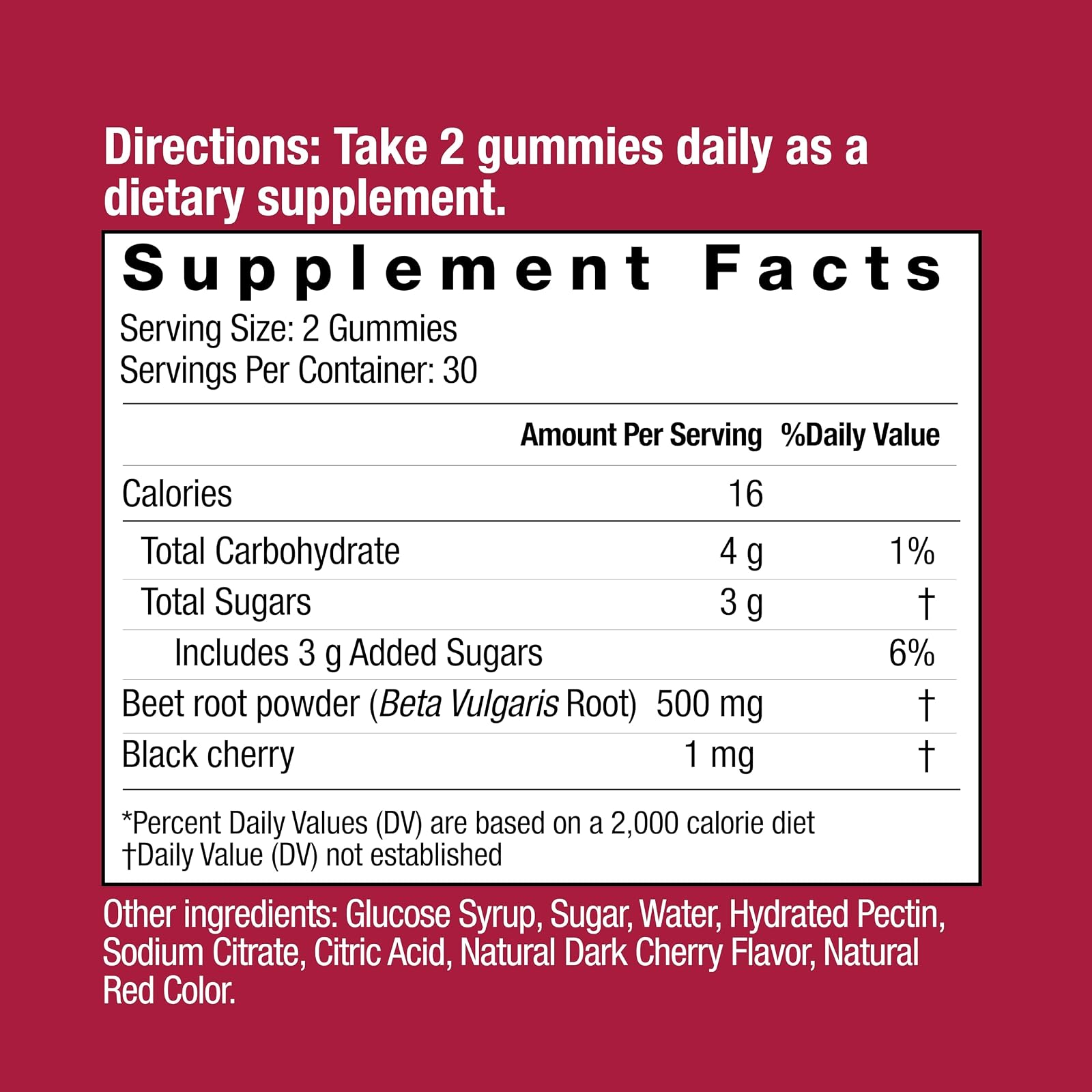 Vegan-friendly beet gummies for wellness